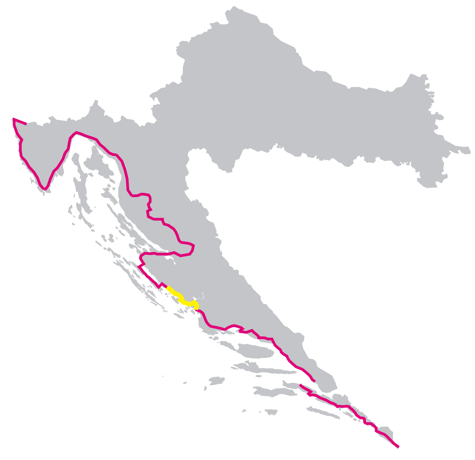 EuroVelo 8 - the European cycle route network